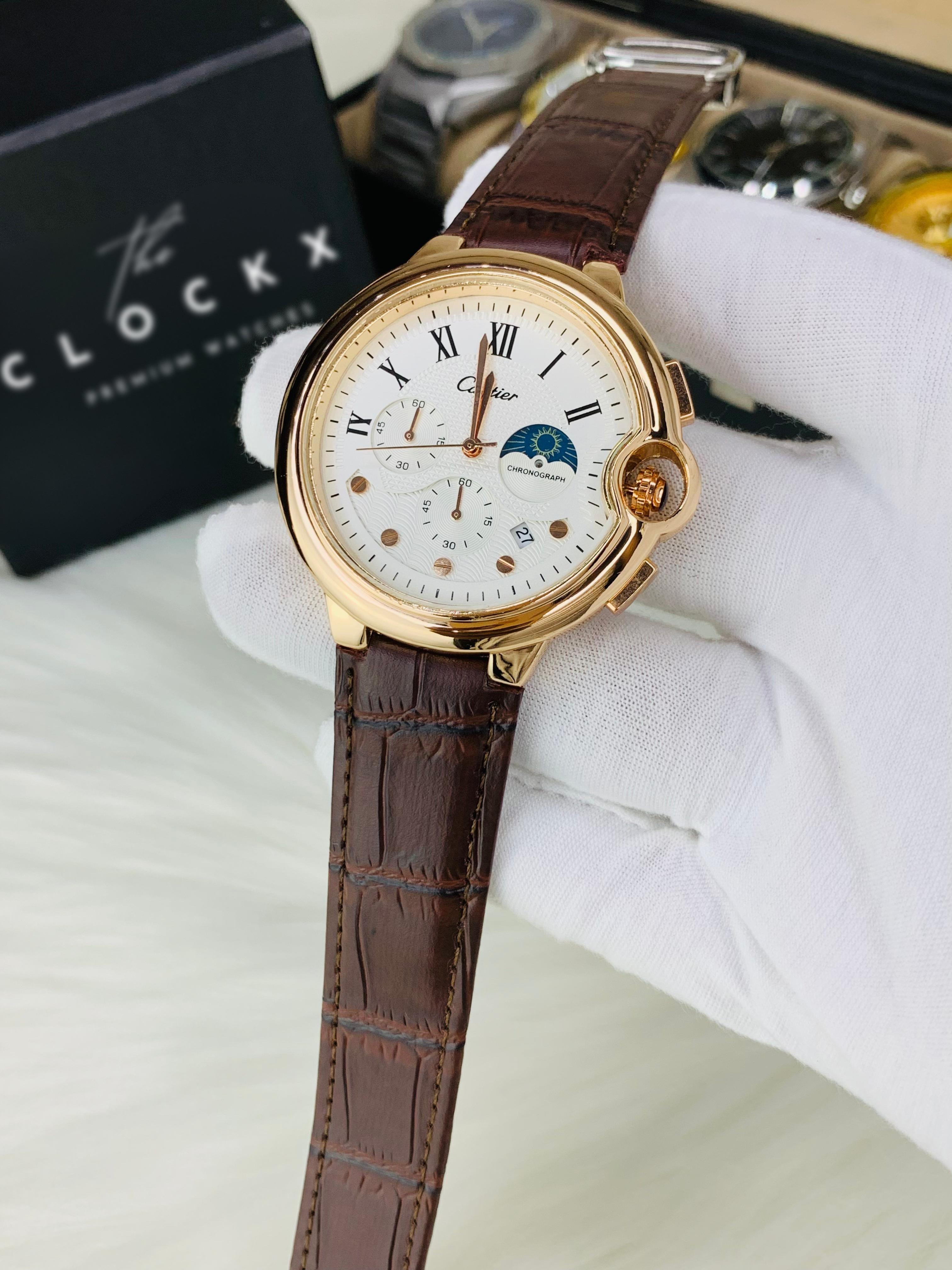 Cartier Moon Phases All Chronograph Watch – CLOCKX